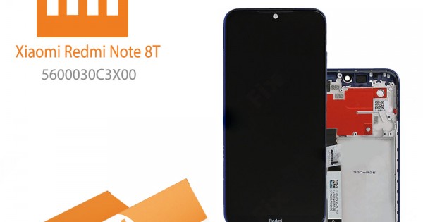 Xiaomi Redmi Note 8T Lcd Display / Screen + Touch starscape Blue ...