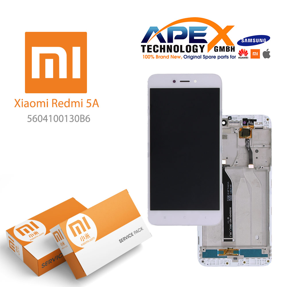 Xiaomi Redmi Note 5 Lcd Display / Screen + Touch (Service Pack) White ...
